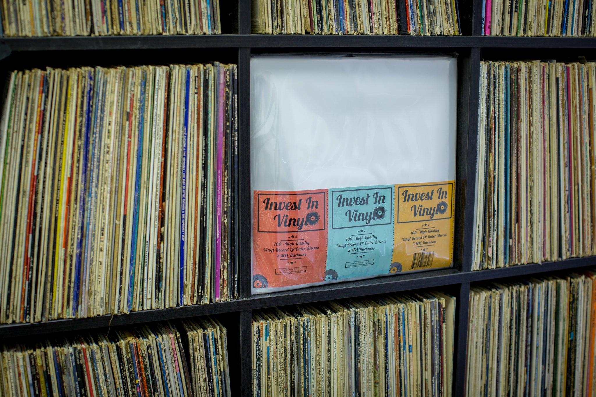 100 Clear Plastic LP Outer Sleeves 3 Mil. HIGH QUALITY Vinyl Record Co ...